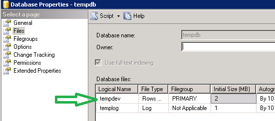 Msg 5041, Level 16, State 1, Line 1 - Resize Datafile