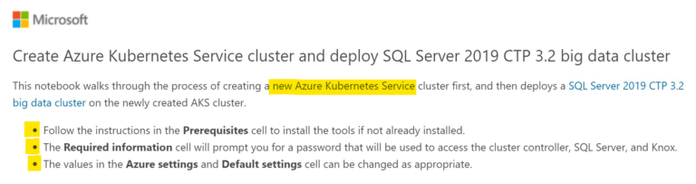 Deploy SQL Server Big Data Cluster Using Azure Data Studio Notebook ...